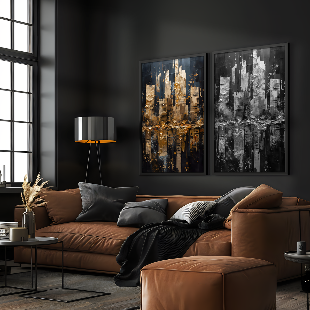 A City's Dual Legacy - Framed – Skybound Prints