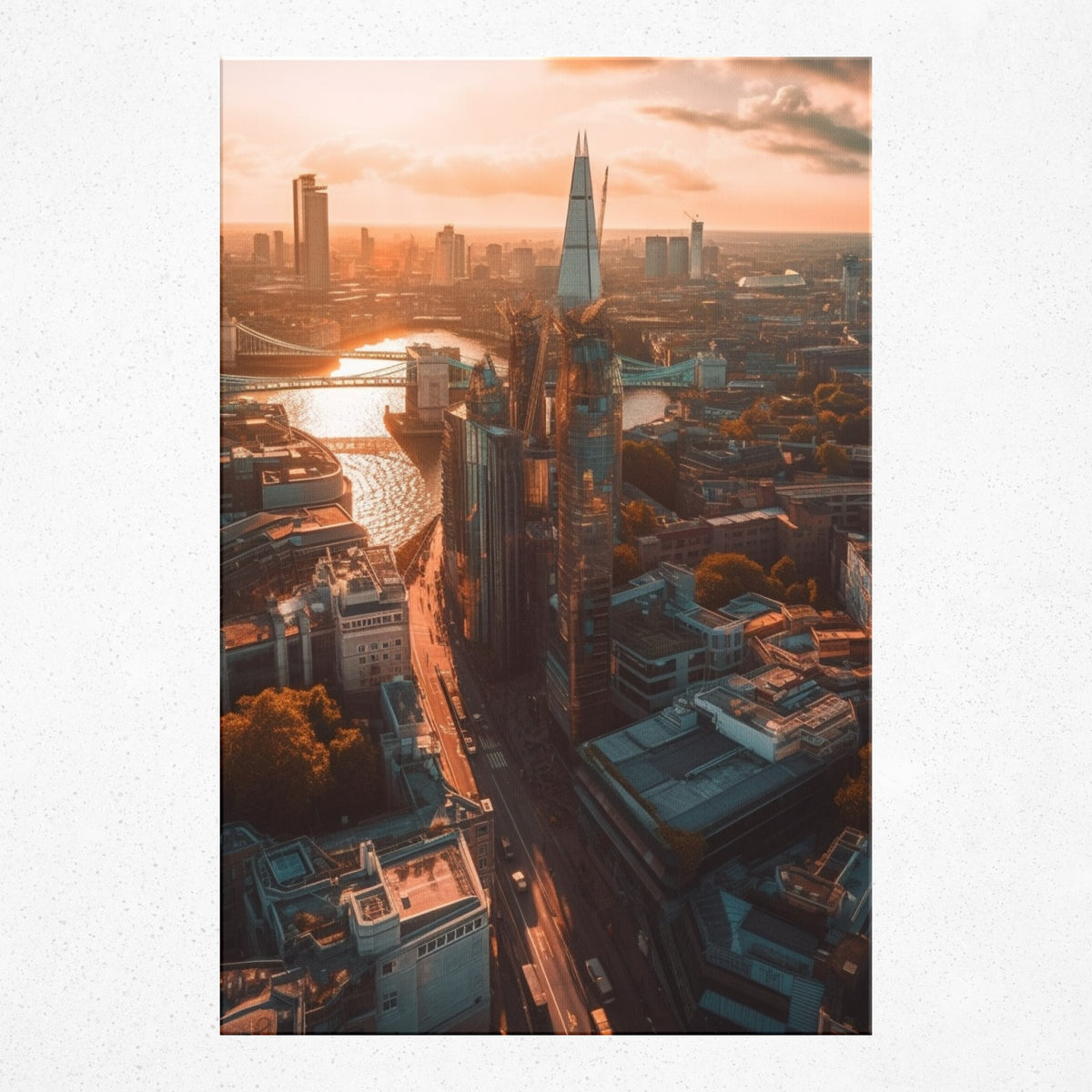 Sunset Splendor at The Shard - Poster – Skybound Prints